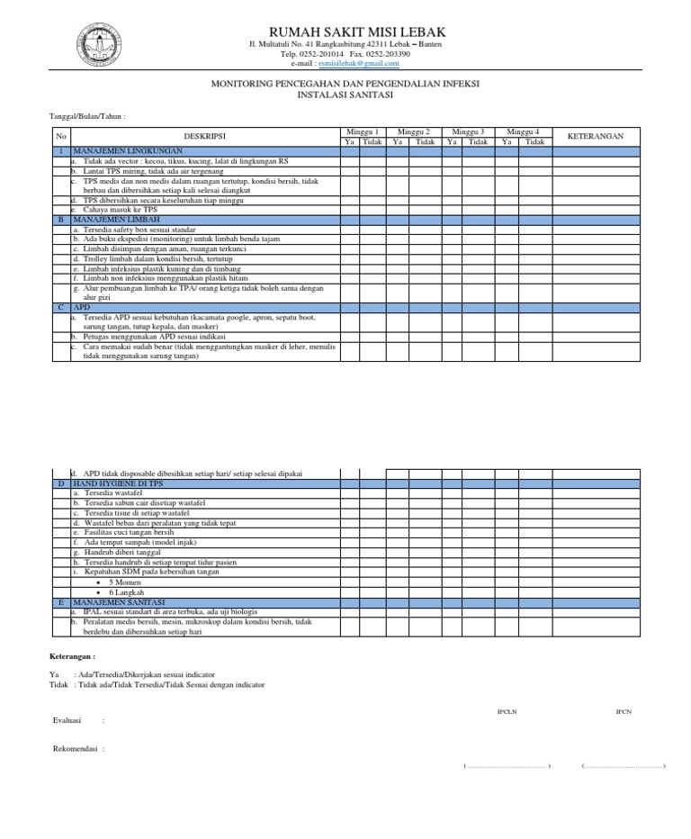 Form Monitoring Insang | PDF