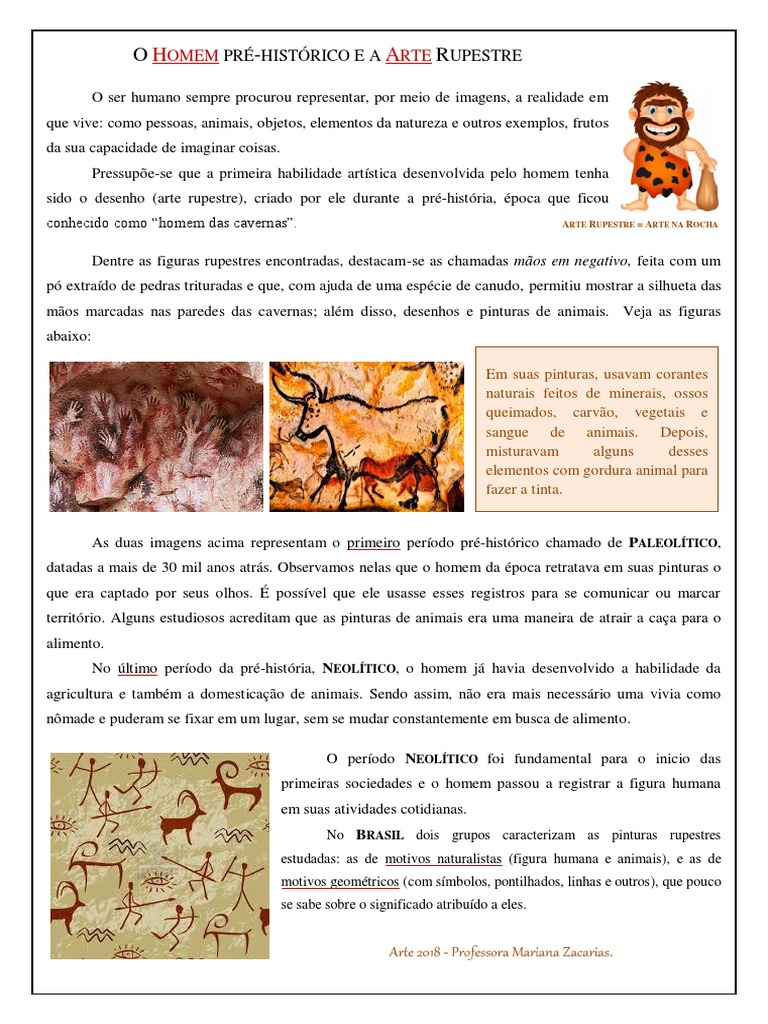 6° ARTE RUPESTRE AG 2 | Arte Rupestre | Neolítico