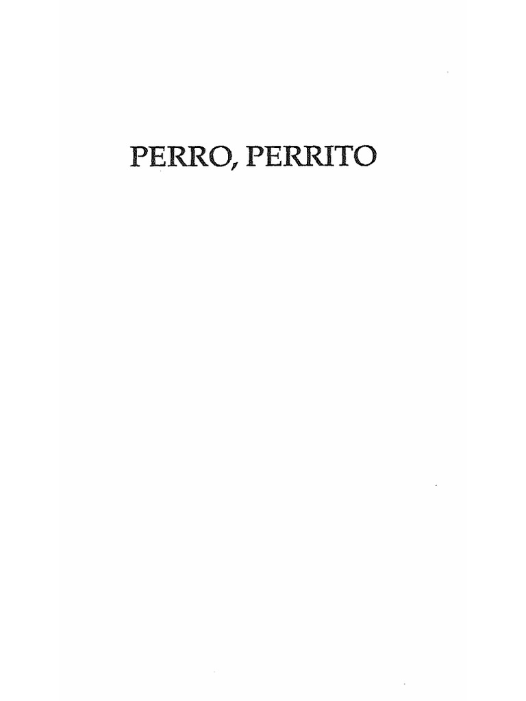 Perro Perrito | PDF