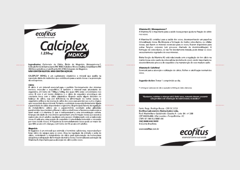 Calciplex Mdkca Info
