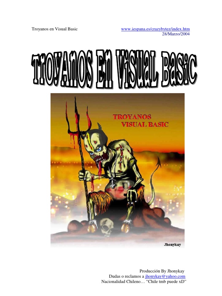 Crear Troyano en Visual Basic 5 0 6 Muy Facil Desde Cero (1) - in Detectable A Los Anti Virus ...