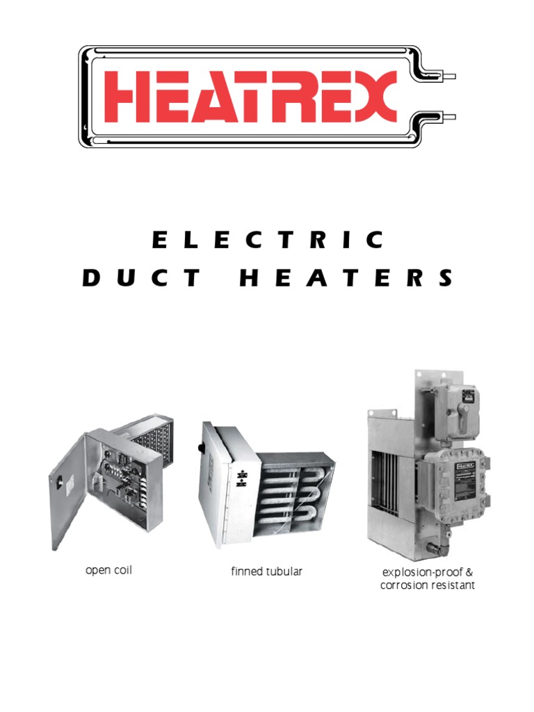 Electric Duct Heaters PDF | PDF | Hvac | Duct (Flow)
