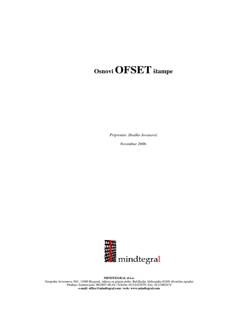Offset PDF | PDF