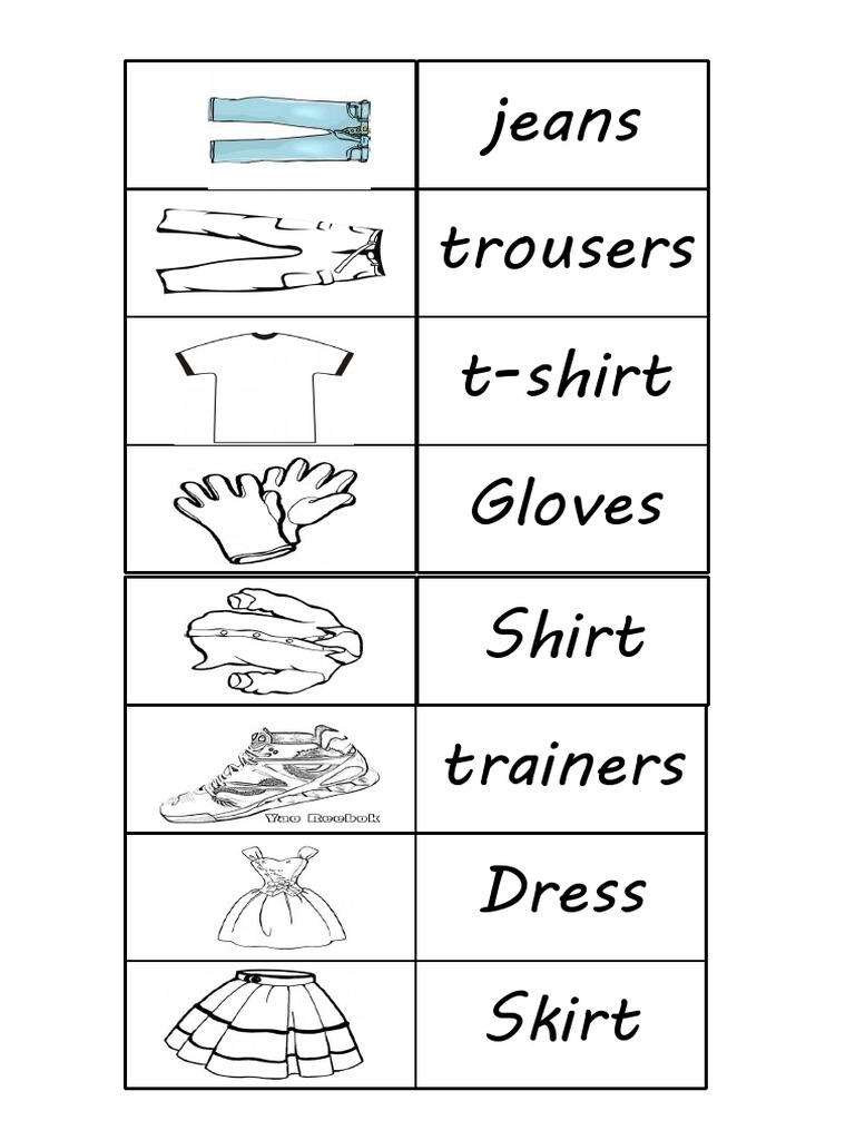 An Exciting Game To Revise Vocabulary About Clothe Activities Promoting ...