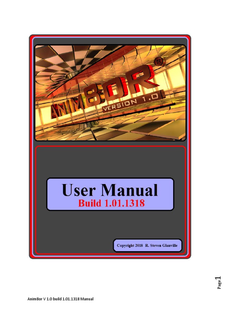 Anim8or Manual 1.01.1318 Mark | PDF | Zip (File Format) | 3 D Computer ...