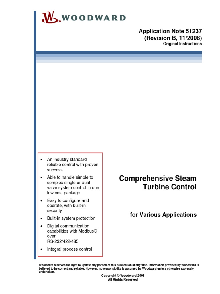 Steam Turbine Control Solutions Guide | PDF | Turbine | Steam