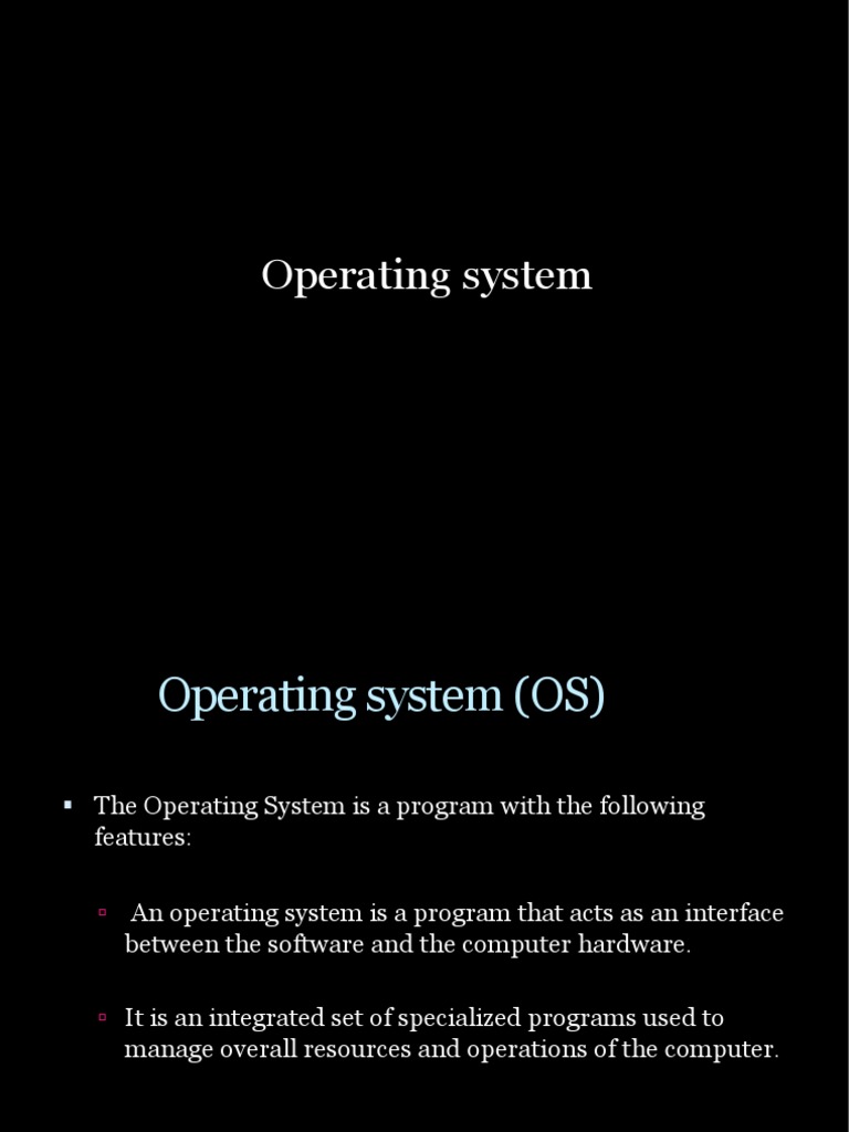 Operating System | Download Free PDF | Operating System | Computer Program