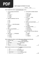 Focus 2 2E Workbook Answers - 1 Vocabulary Exercise 1 1 Unsociable 2 Boring 3 Relaxed 4 ...