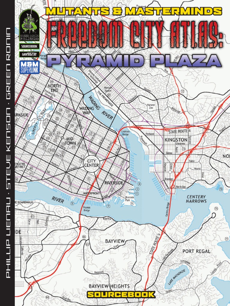 M&M - Freedom City Atlas 01 - Pyramid Plaza (GRR9023) PDF | PDF ...