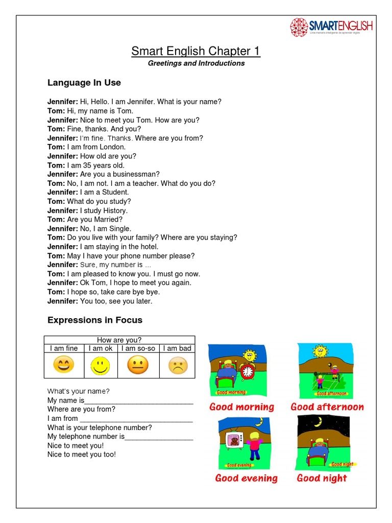 Lucas Lama - Smart English Chapter 1 Student's Book | PDF | Semiotics ...