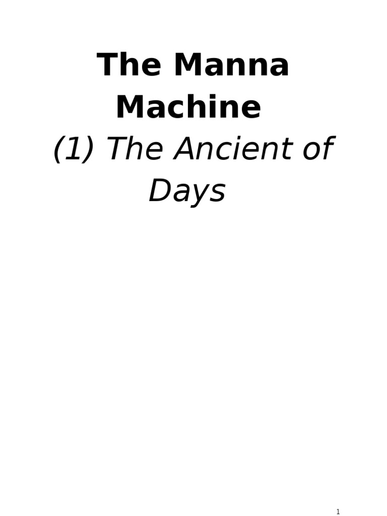The Manna Machine | PDF | Ark Of The Covenant | Holy Grail