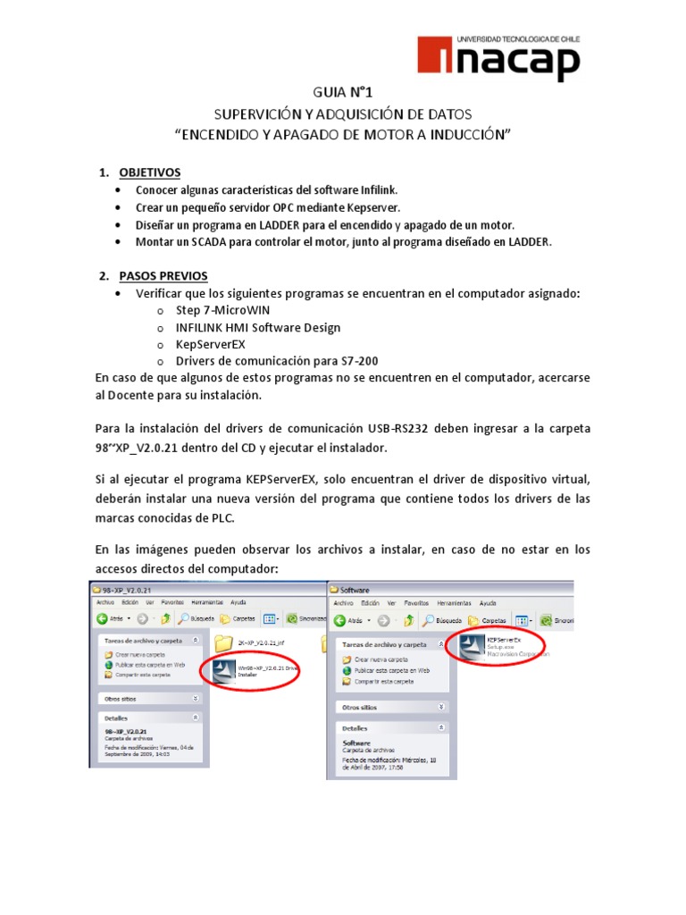 Guia 1 Inacap | PDF | Scada | Programa de computadora