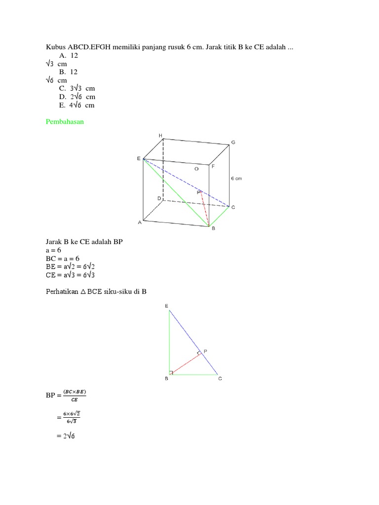 Soal Dimensi 3D | PDF