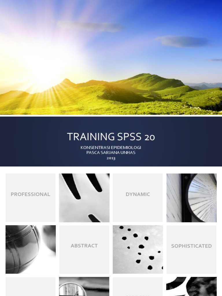 Spss Intro | PDF | Spss | Descriptive Statistics