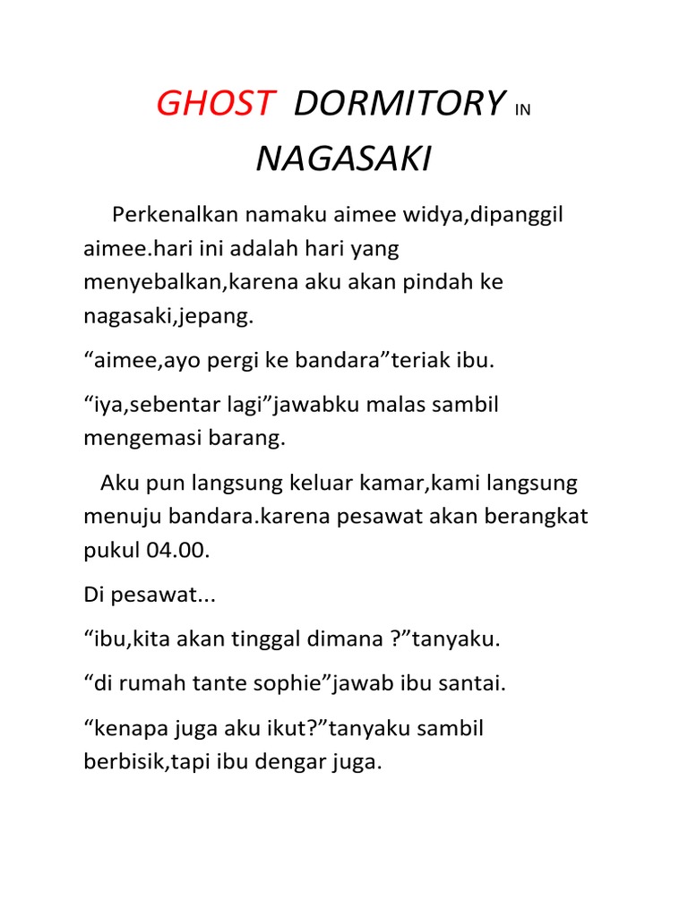 Ghost Dormitory in Nagasaki | PDF