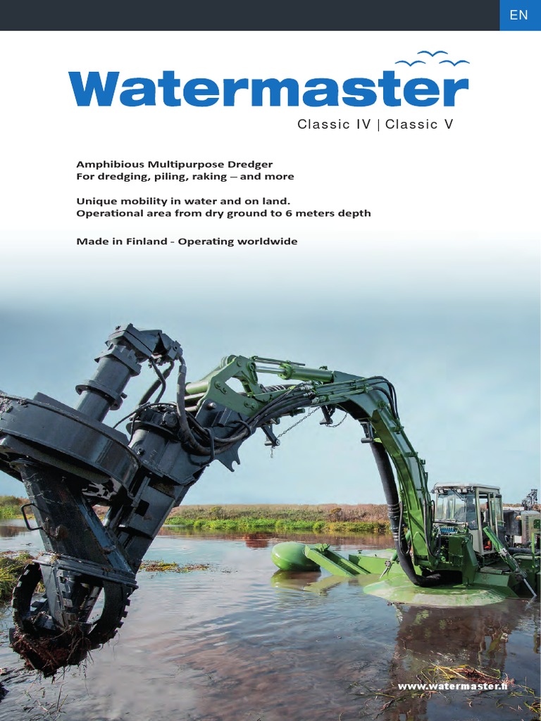 Amphibious Multipurpose Dredger Overview | PDF | Dredging ...