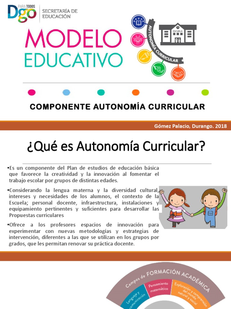 Autonomía Curricular.pptx | Educación primaria | Educación Secundaria