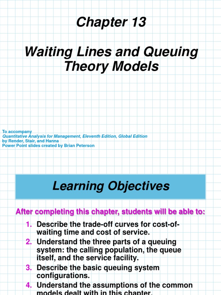 Waiting Line Queuing Theory | PDF | Poisson Distribution | Teaching Mathematics