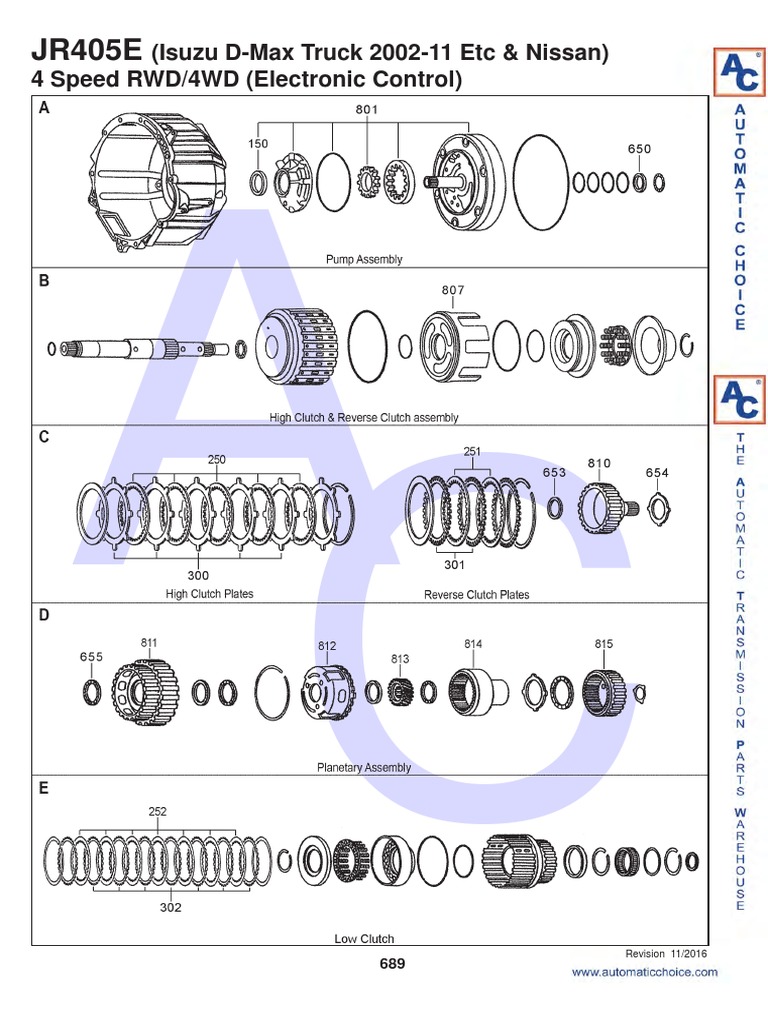 Automatic Transmission Parts | PDF | Clutch | Manual Transmission