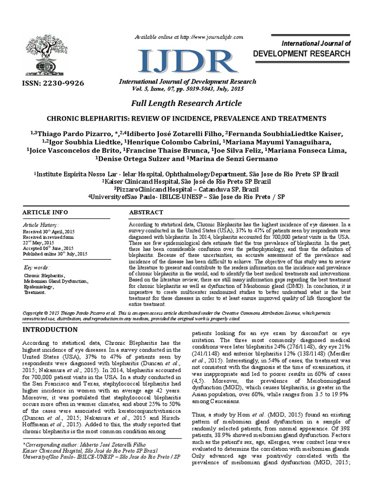 Full Length Research Article: ISSN: 2230-9926 | PDF | Science & Mathematics