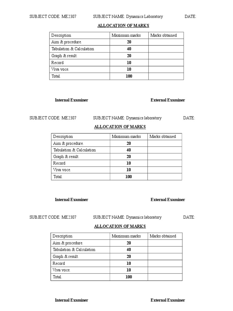 Mark Allocation | PDF | Simulation | Scientific Method