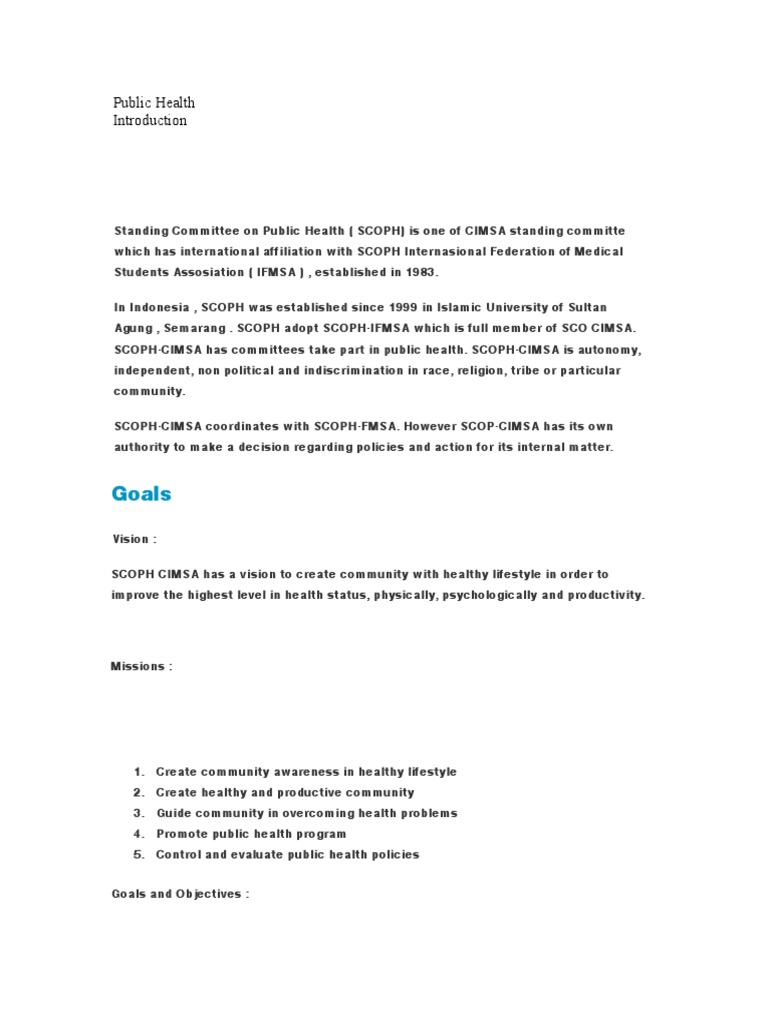 SCOPH | PDF | Wellness | Lifestyle