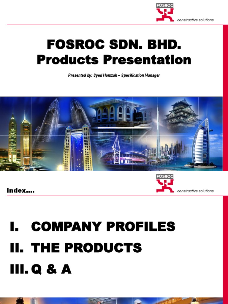 Fosroc | Concrete | Materials