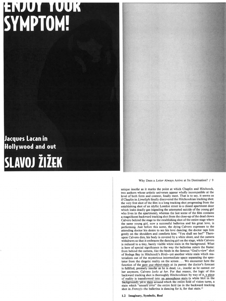 Zizek S. Why Does A Letter Always Arrive at Its Destination Pp. 9 28 | PDF