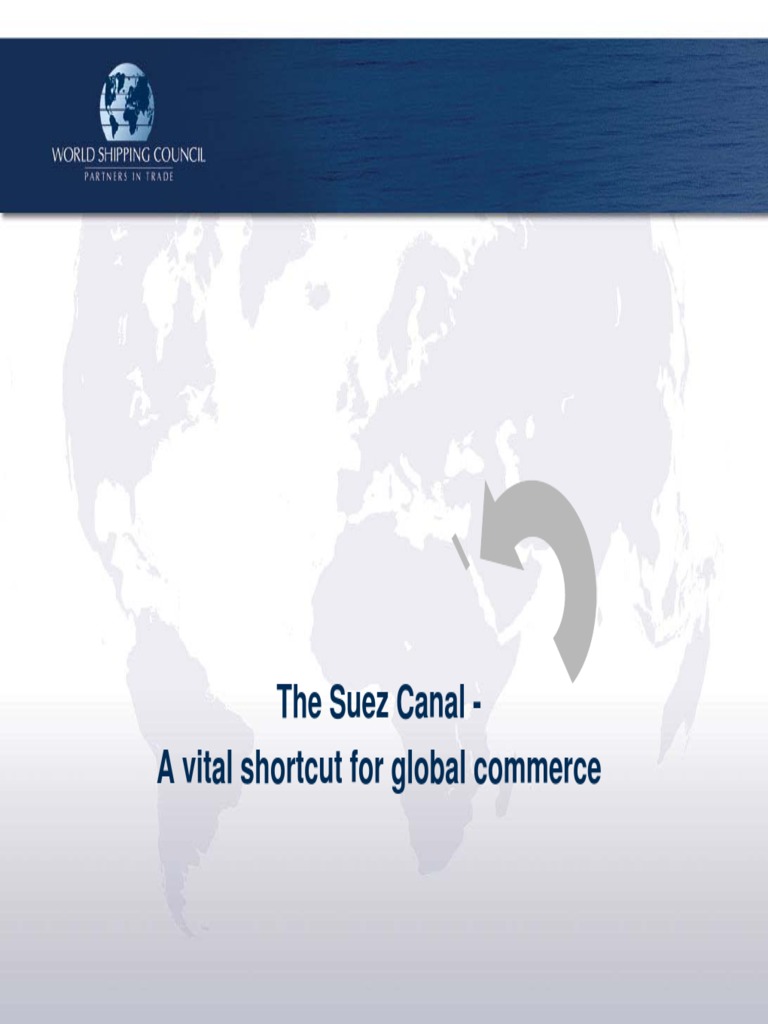 Suez Canal Presentation PDF | PDF | Suez Canal | Canal