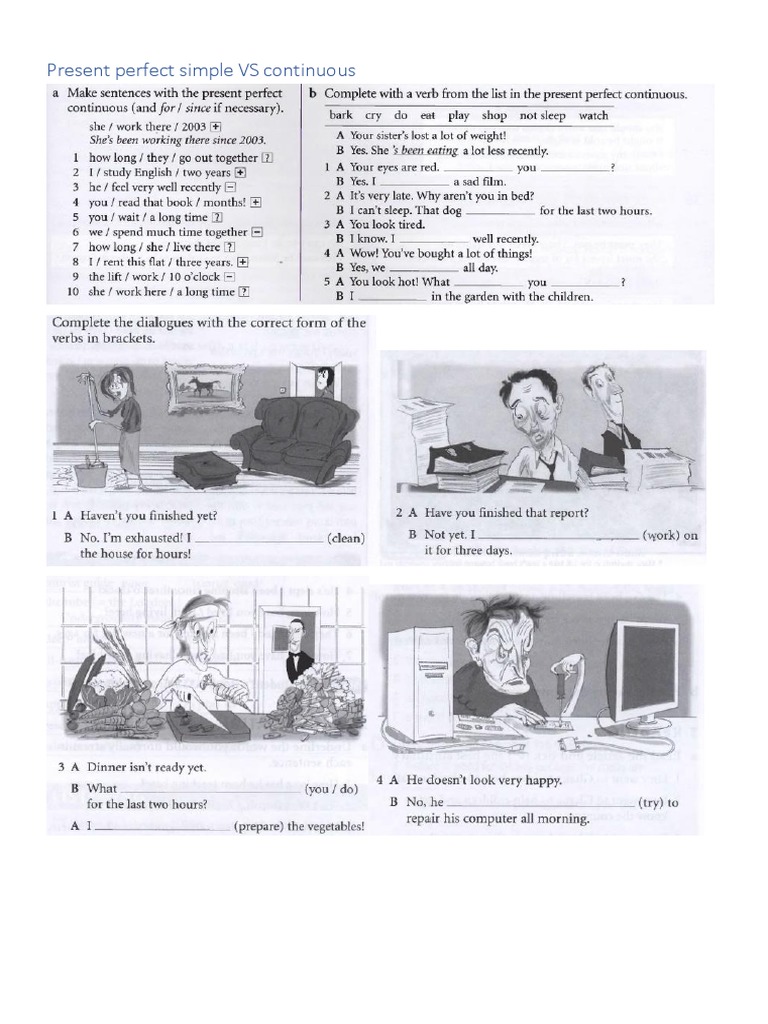 Past Tenses Exercises | PDF
