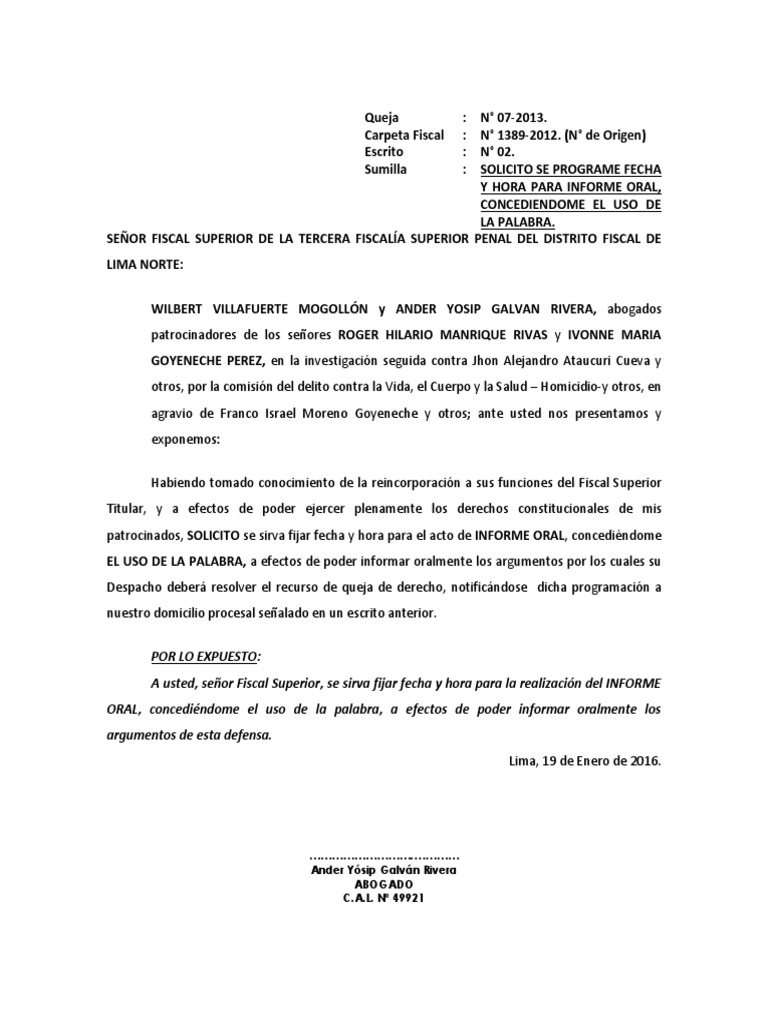 Informe Oral y Uso de La Palabra | PDF