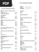 CCTV System Installation Checklist | PDF | Electrical Wiring | Optical ...