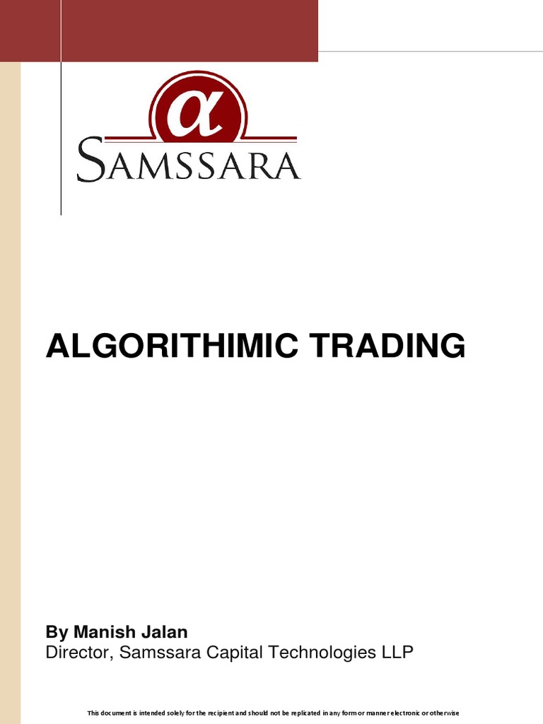 Algorithmic Trading - Understanding The Industry PDF | PDF ...