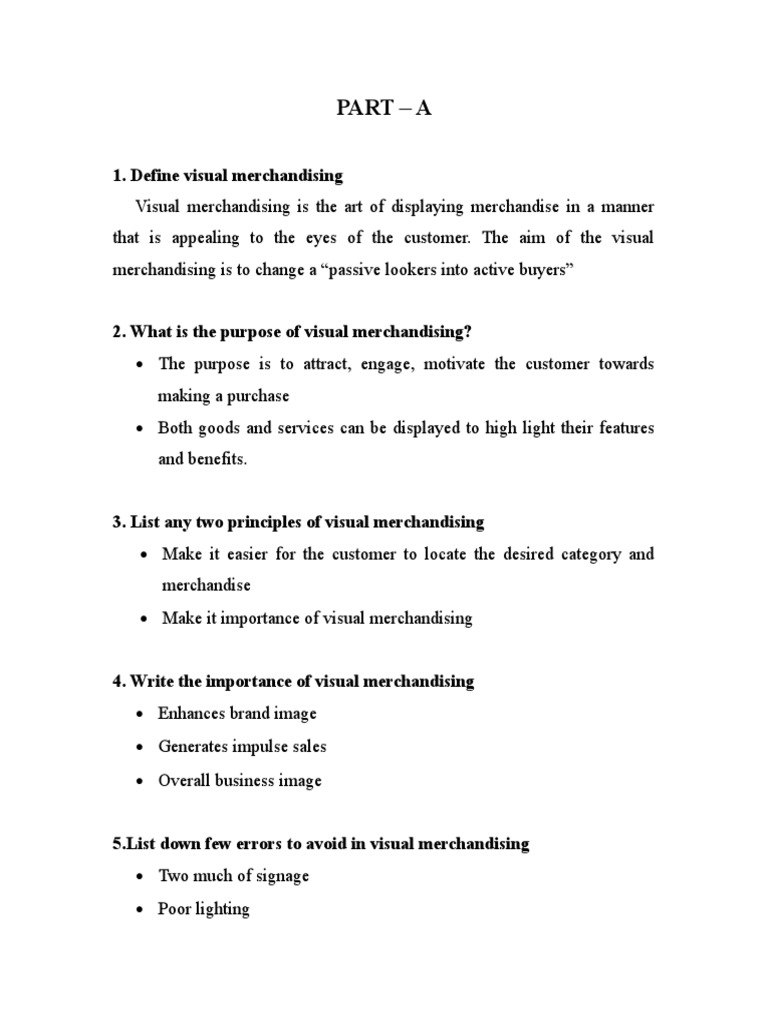 A Comprehensive Overview of Visual Merchandising Principles, Techniques ...