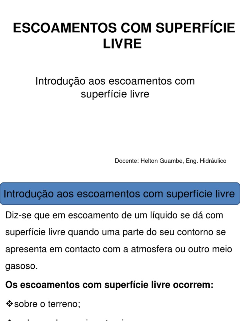 Capitulos Mecânica Dos Fluidos - Franco Brunetti - Parte 1 | Download ...