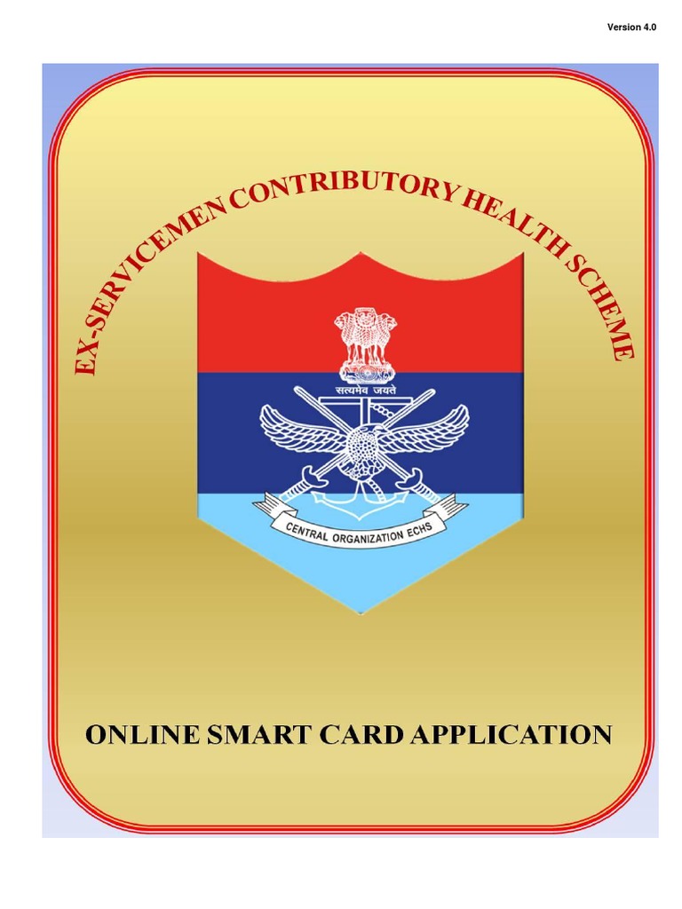 ECHS Smart Card Application Guide | PDF | Smart Card | Access Control