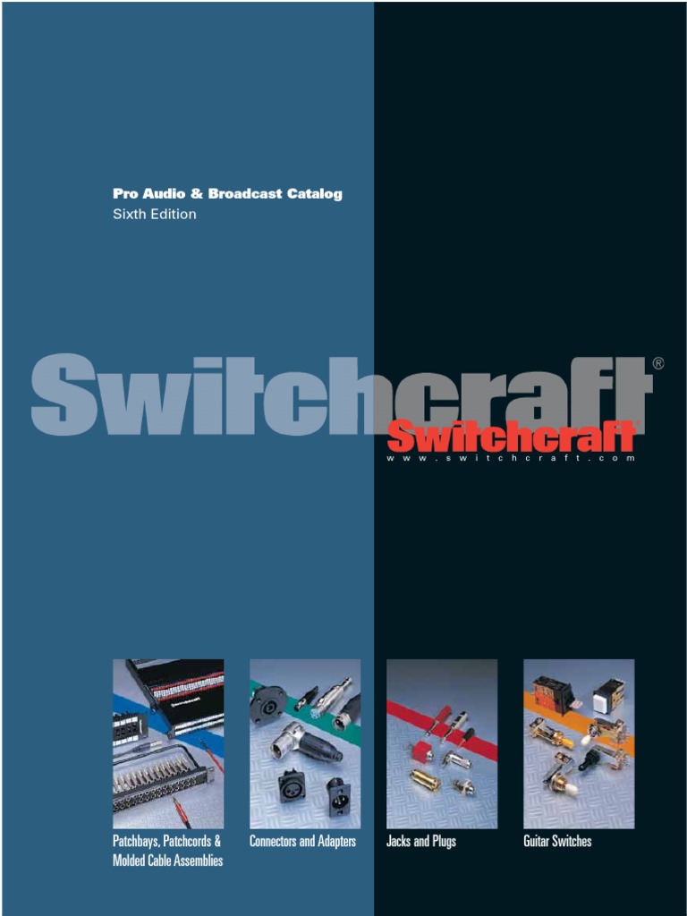 Switchcraft Manual | PDF | Electrical Connector | Electrical Wiring
