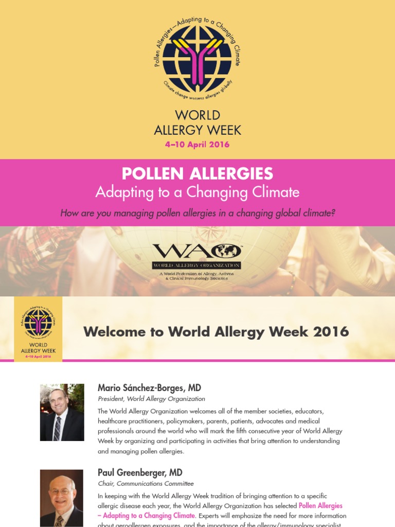 Adapting to Climate Change: Managing Pollen Allergies in a Changing ...