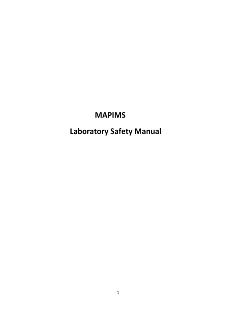 Laboratory Safety Manual | PDF | Laboratories