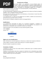 Variables Pseint | PDF | Variable (informática) | Lenguaje de programación