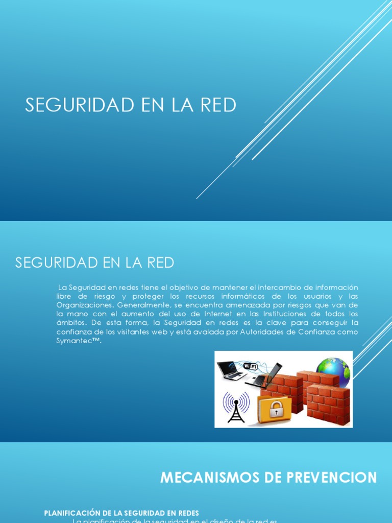 Presentacion Seguridad en La Red | PDF | Software antivirus | La ...