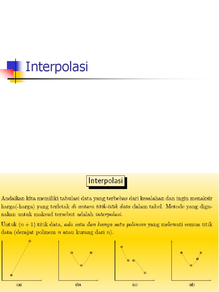 6 Interpolasi | PDF