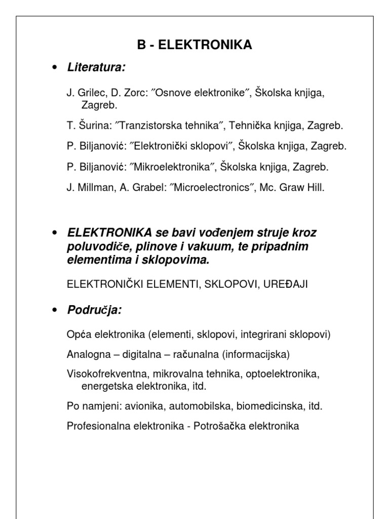 Elektronika | PDF