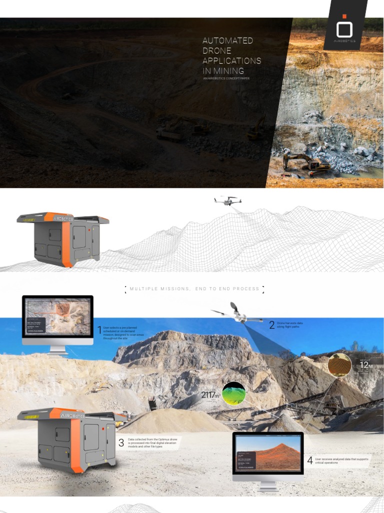 Drone For Mining Survey | PDF | Unmanned Aerial Vehicle | Automation