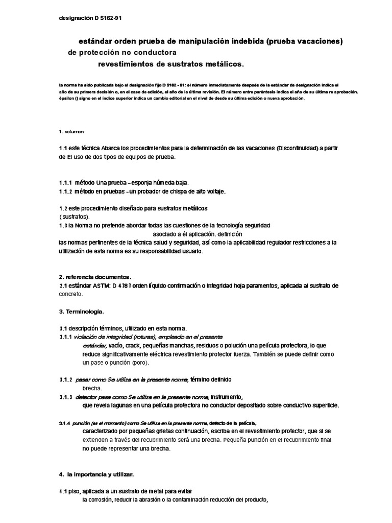 Nace RP 0188-99, Ingles - En.es | PDF | Revestimiento | voltaje