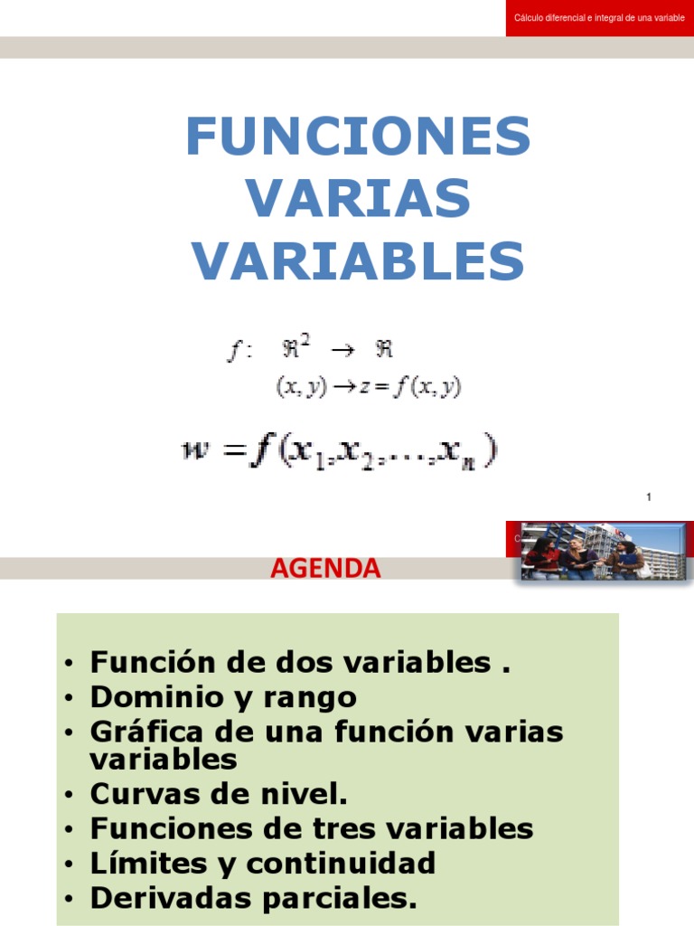 Funciones de Varias Variables.1 (1) | Curva | Función (Matemáticas) | Prueba gratuita de 30 días ...
