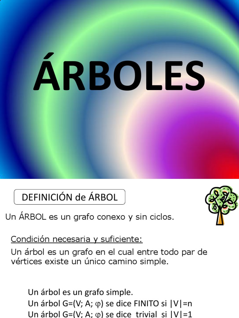 ÁRBOLES | PDF | Teoría de grafos | Relaciones matematicas