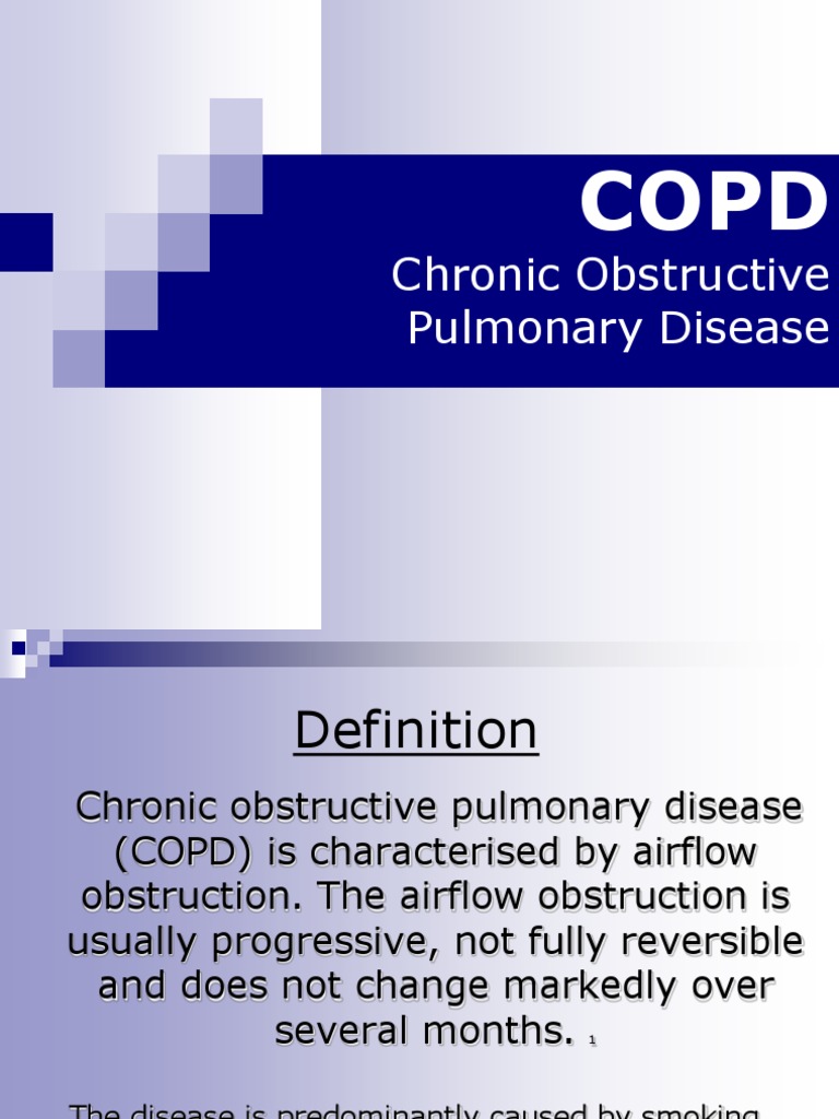 COPD: Chronic Obstructive Pulmonary Disease Explained | PDF | Chronic ...