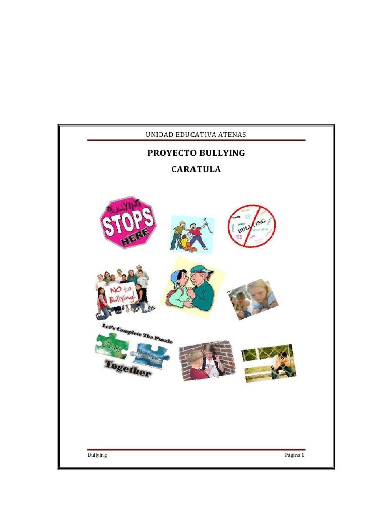 Proyecto de Prevención del Bullying | PDF | Agresión | Comportamiento ...