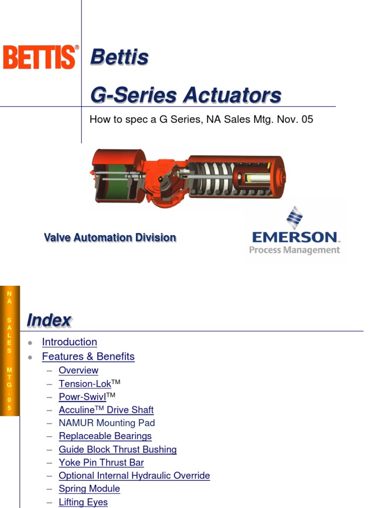 Bettis G Series - How To Spec It | PDF | Specification (Technical Standard) | Piston